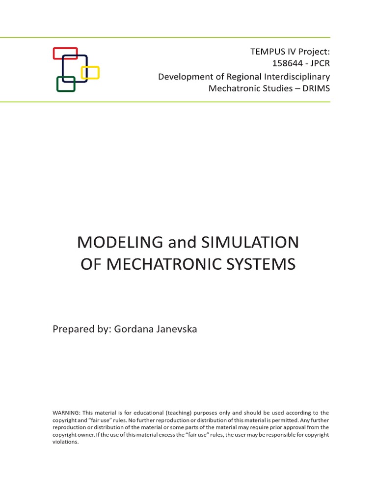 Modeling and Simulation of Mechatronic Systems | PDF | Discrete Time ...