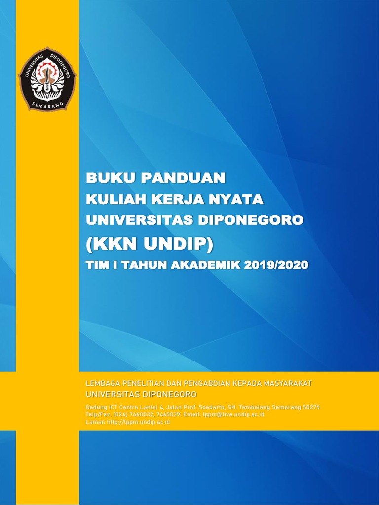 Buku Panduan KKN Tim I 2020 PDF | PDF | Bisnis