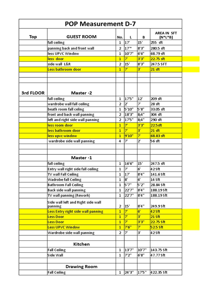 POP | PDF | Wall | Window