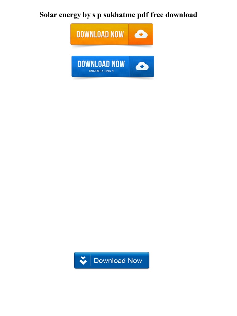 Solar Energy by S P Sukhatme PDF Free Download PDF | PDF | Solar Power ...