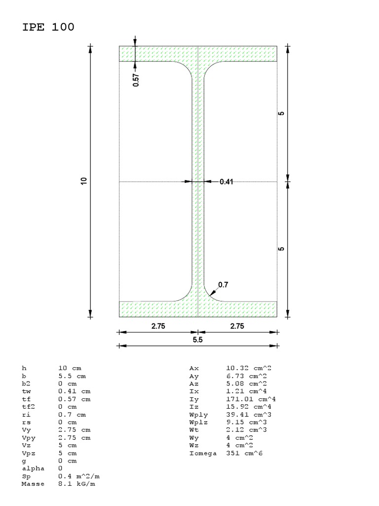 Ipe 100 | PDF