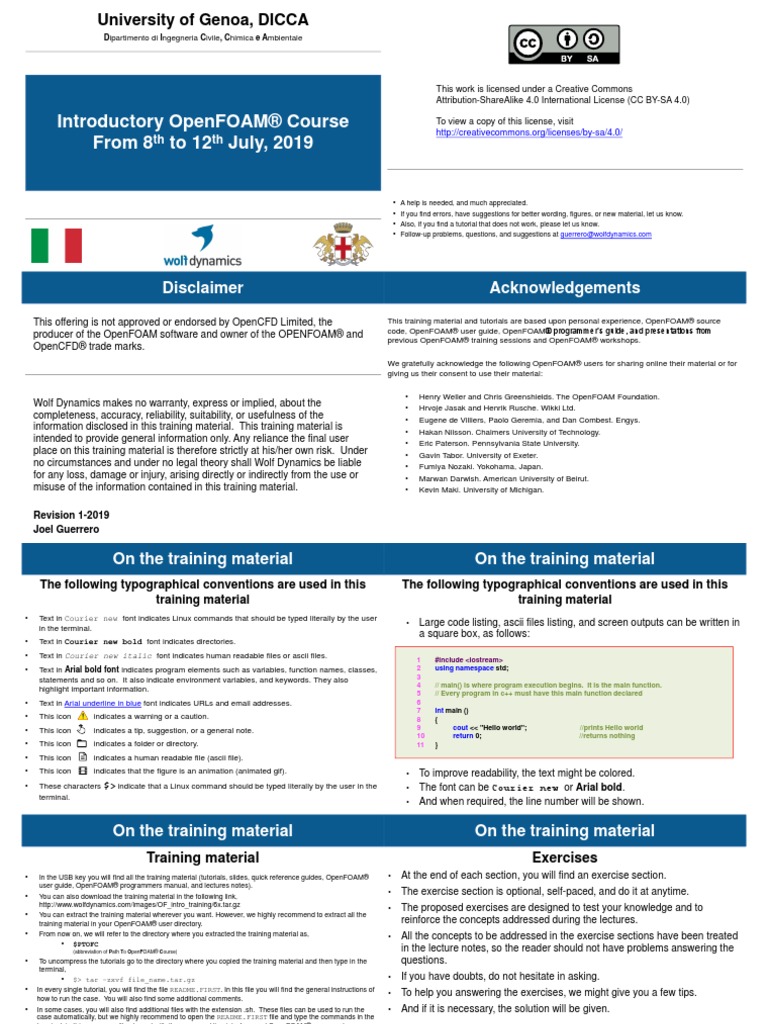 Openfoam 2x2 PDF | PDF | Computational Fluid Dynamics | Fluid Dynamics