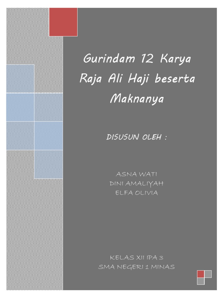 Gurindam 12 Karya Raja Ali Haji | PDF