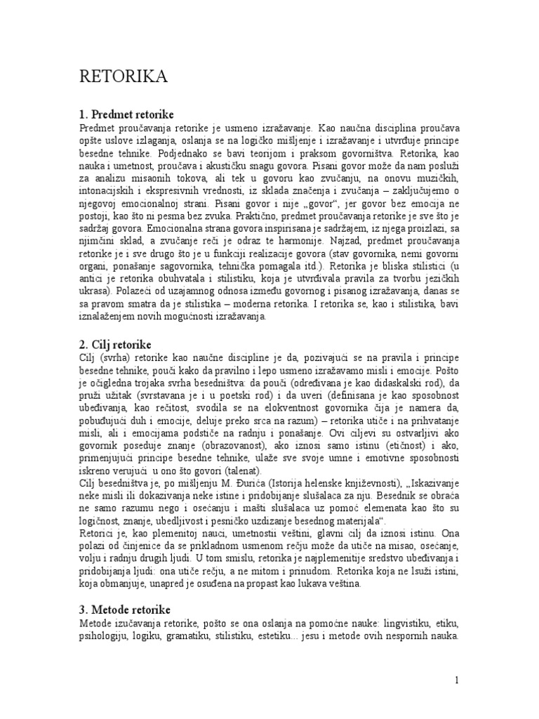 RETORIKA | PDF