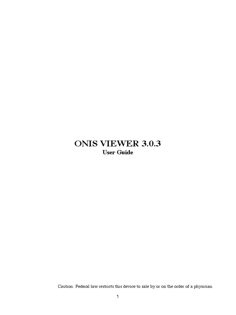 Onis Viewer 3.0 User Guide PDF | PDF | Microsoft Windows | Server ...