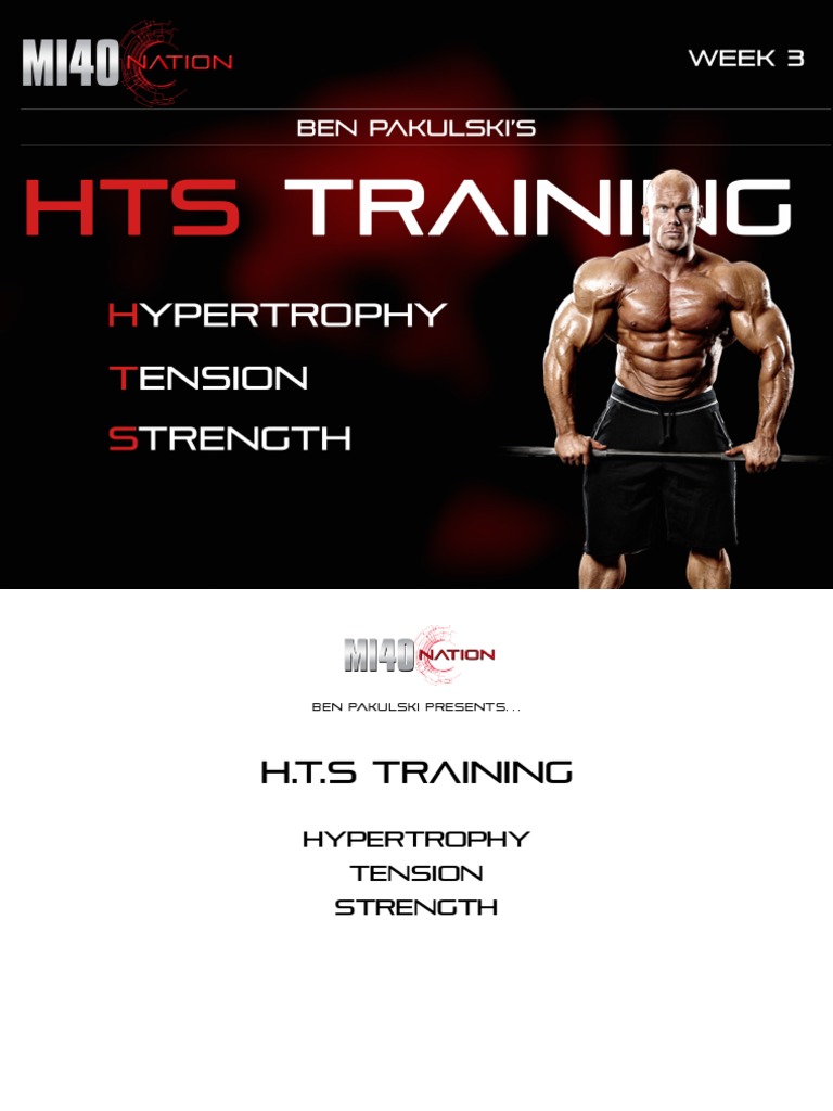 H.T.S Training Program Overview | PDF | Physical Exercise | Weight Training