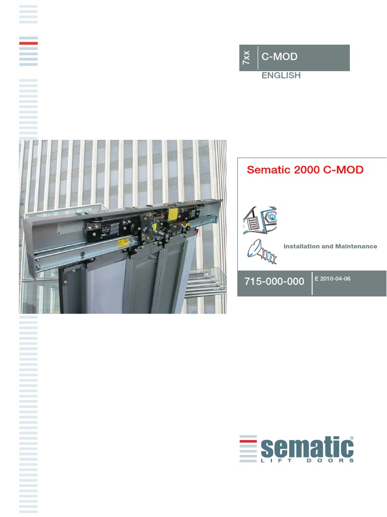 715-000-000 Sematic 2000 C-MOD - Edition 6 April 2010 | PDF | Elevator ...