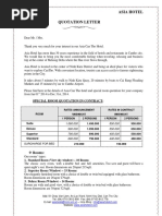 Hotel Special Request Letter Template | PDF | Career & Growth | Law
