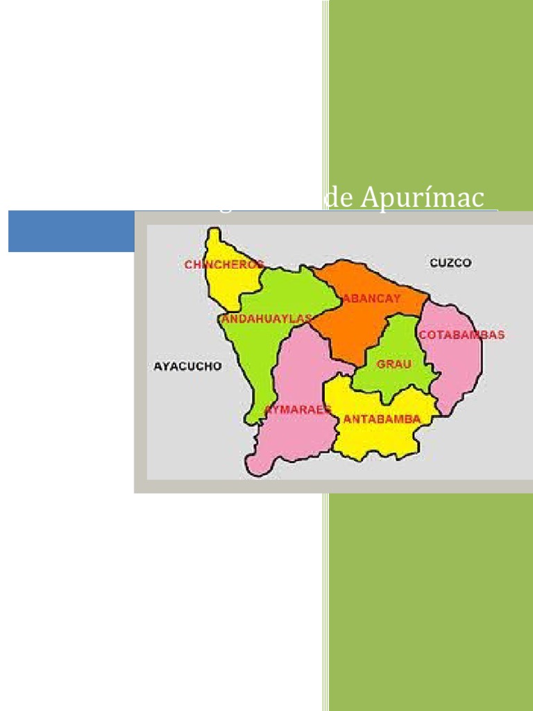 Cuencas Hidrograficas de La Region Apurimac | PDF | Cuenca de drenaje | Río