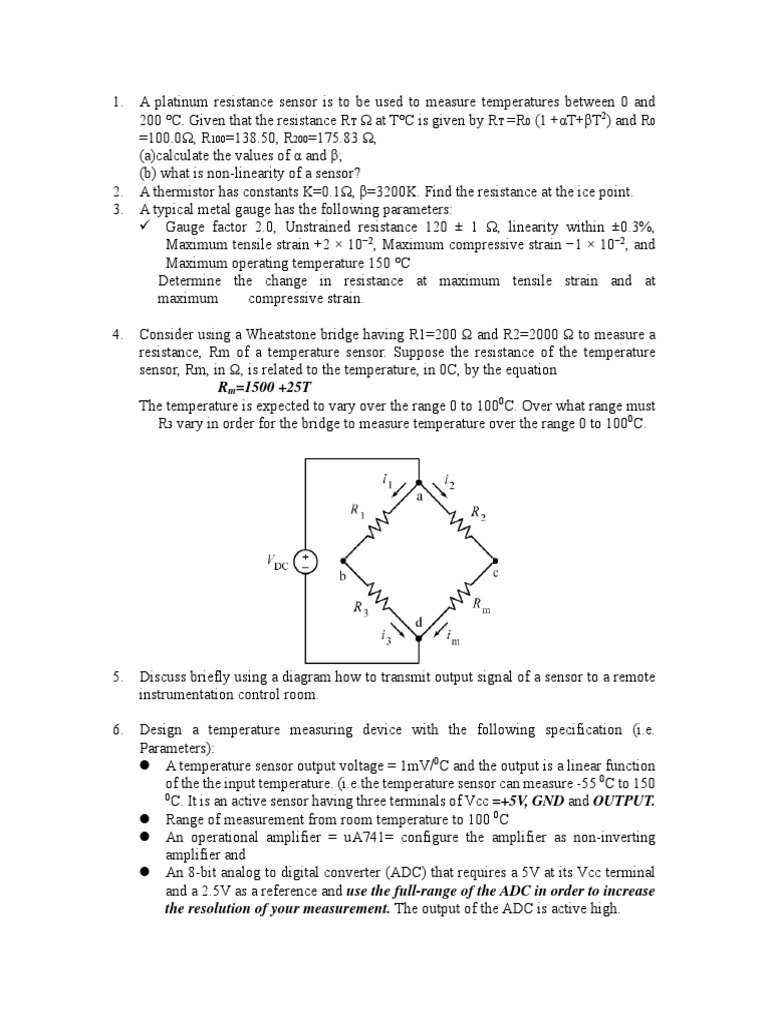 Worksheet For EEE and ECE 3rd-1 | PDF | Analog To Digital Converter ...
