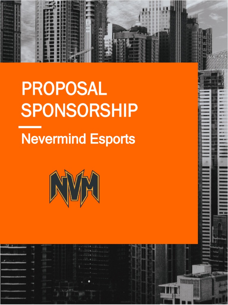 Proposal Sponsorship Esport | PDF