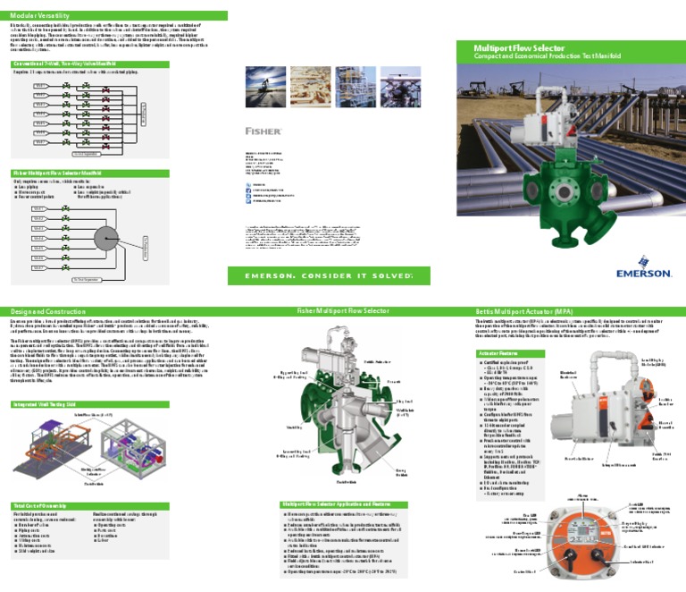 Brochure Fisher Multiport Flow Selector en 183502 PDF | PDF | Valve ...