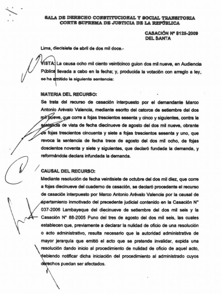 Cas 8125 2009 Del Santa+-+17.04.2012 PDF | PDF