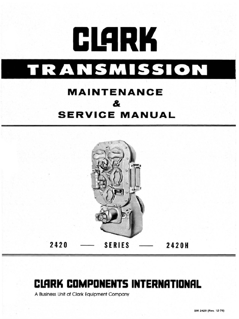 Transmision Clark | PDF