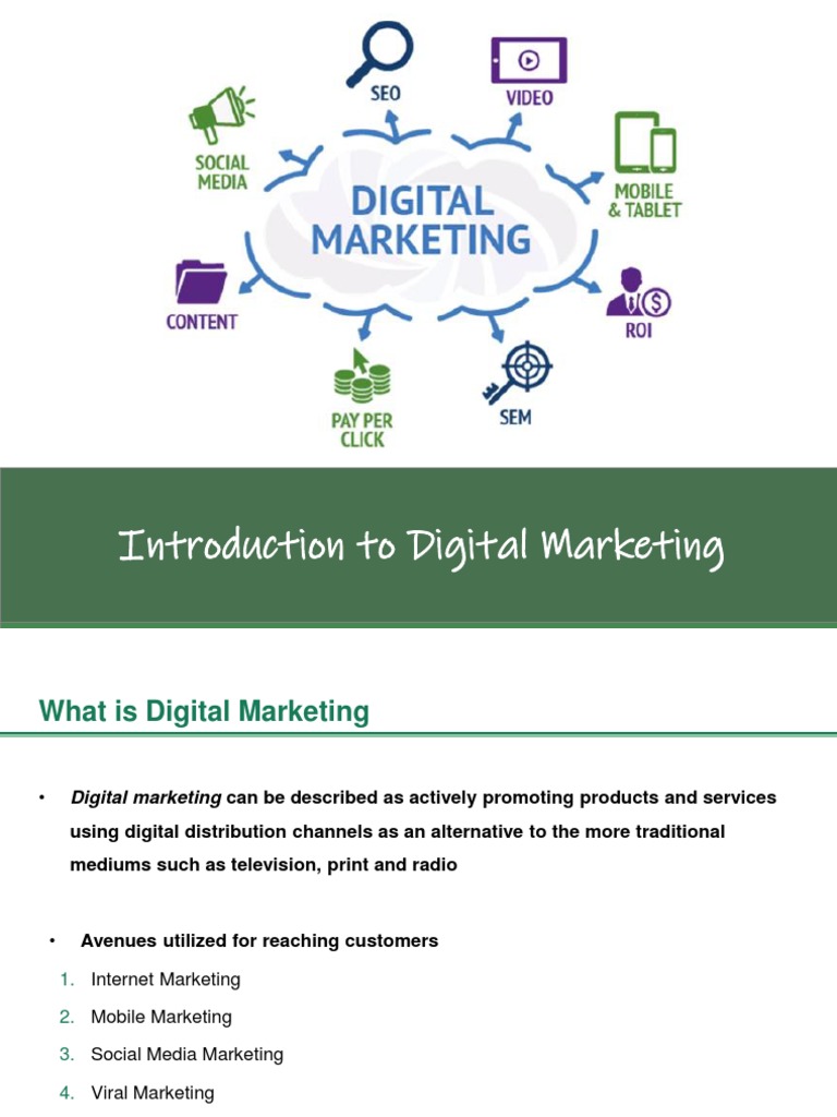 Introduction To Digital Marketing v1 | PDF | Search Engine Optimization ...