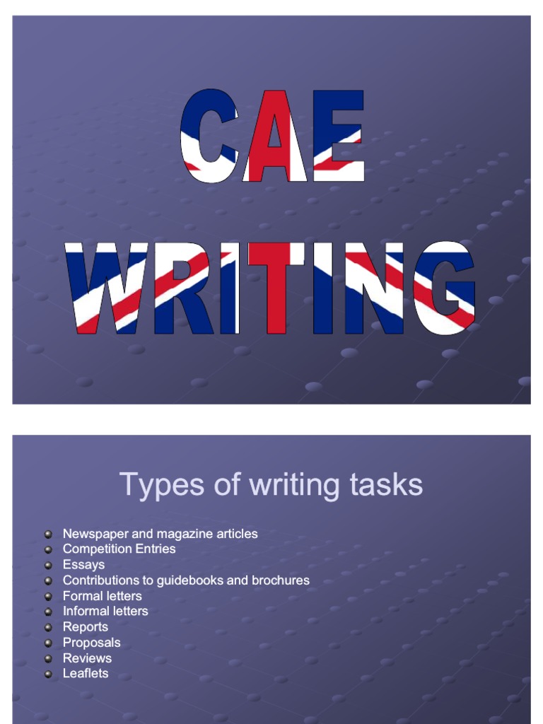 CAE Writing | PDF