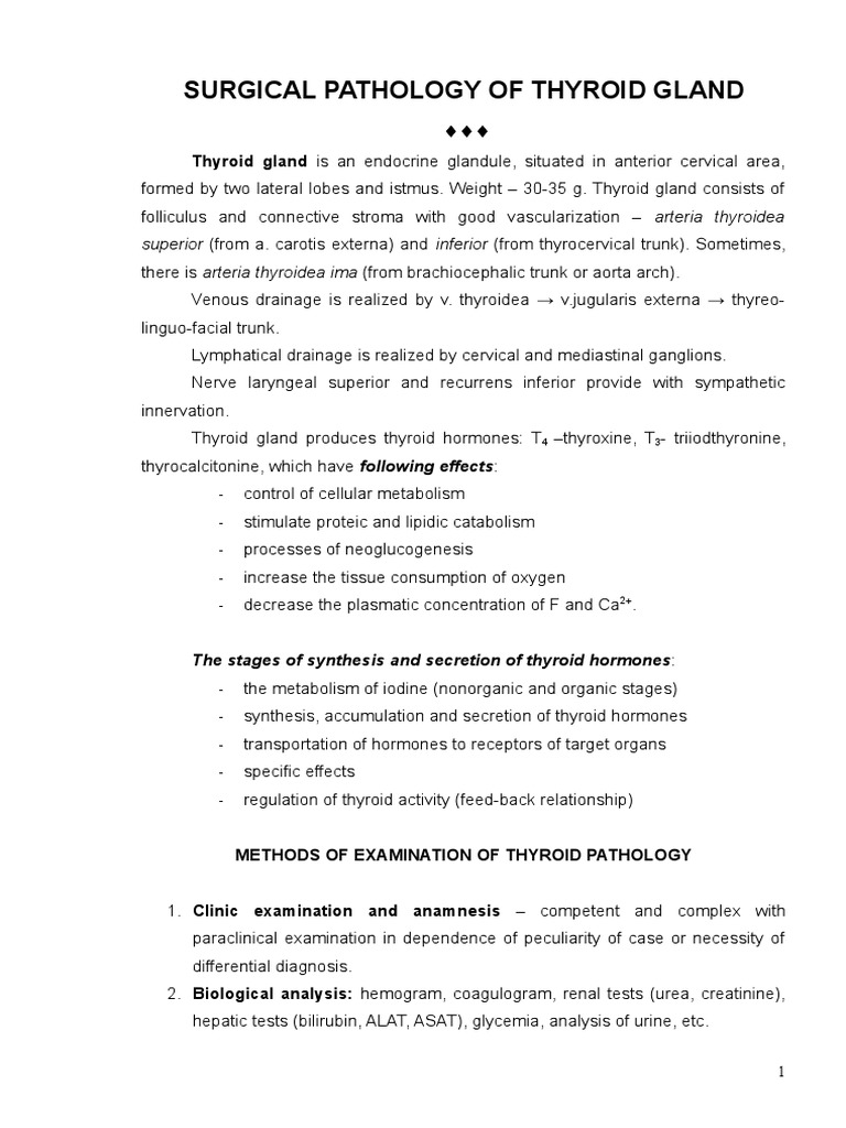 Surgical Pathology of the Thyroid Gland | PDF | Thyroid | Hyperthyroidism