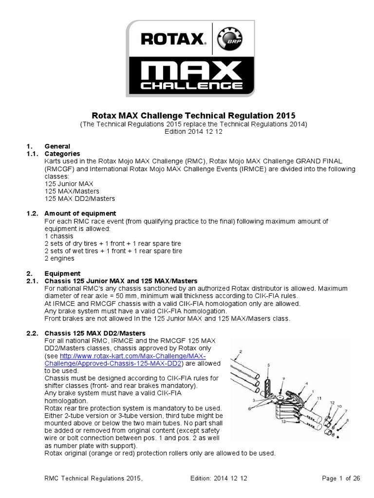 Rotax Motor 125 CC | PDF | Piston | Cylinder (Engine)