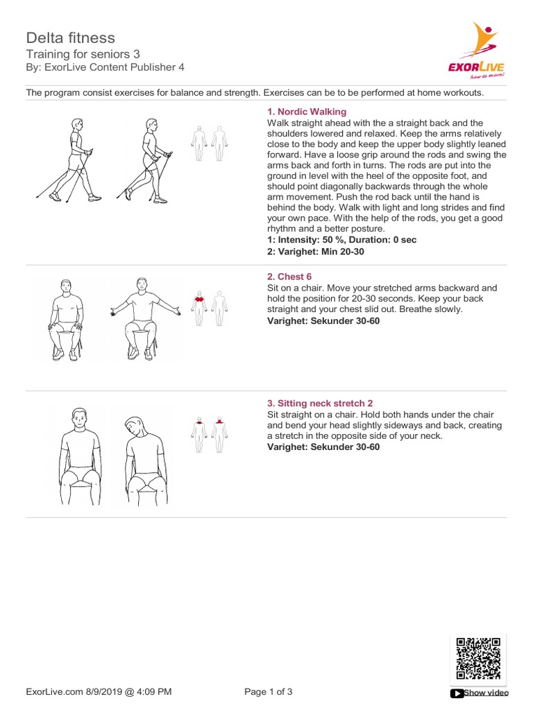 Training For Seniors 3 | PDF | Physical Exercise | Recreation