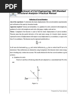 Deflection of Beam - Lab Report | PDF | Beam (Structure) | Bending