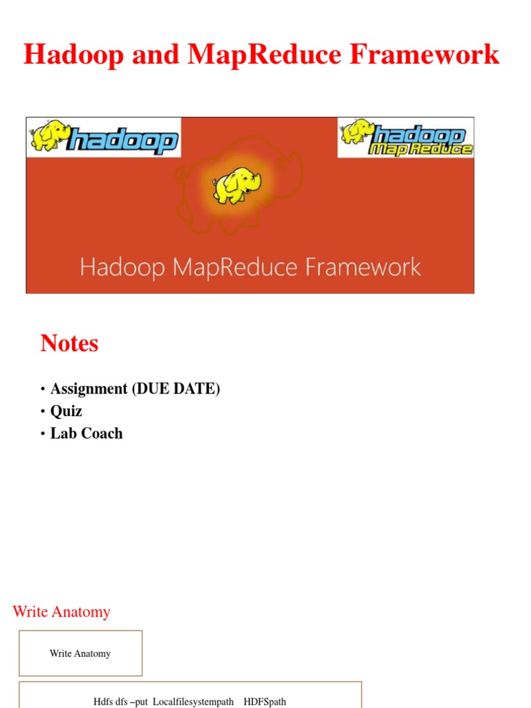 Week 2 Hadoop And Mapreduce Pdf Apache Hadoop Java Programming Language 0096