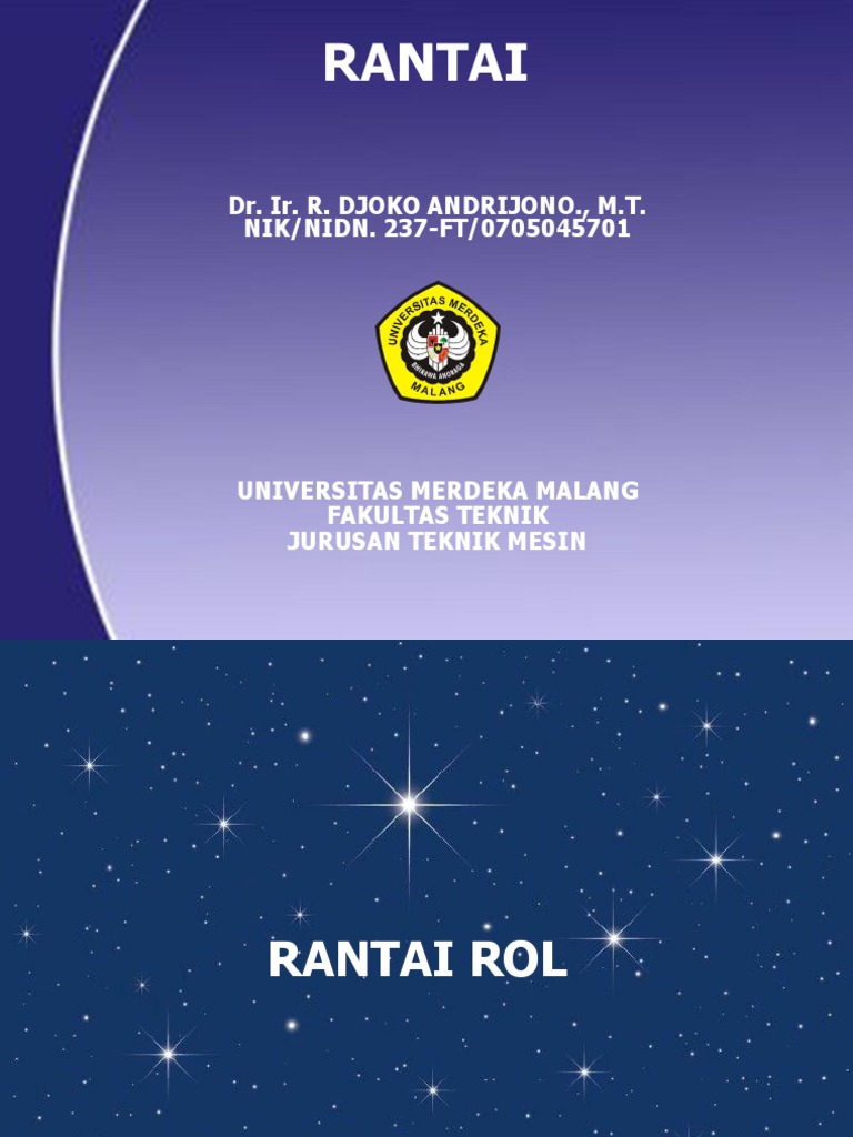 Rantai PDF | PDF