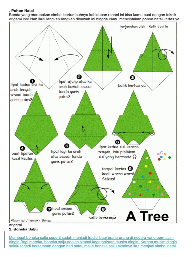 Pohon Natal Origami | PDF