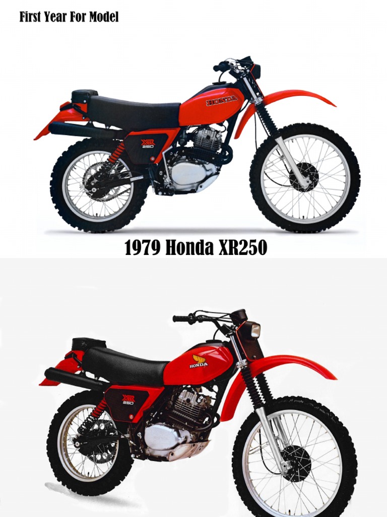 1979 Honda xr250 History 1979 2004 PDF | PDF