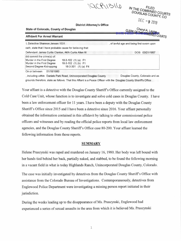 19CR1316 Clanton James Curtis | PDF