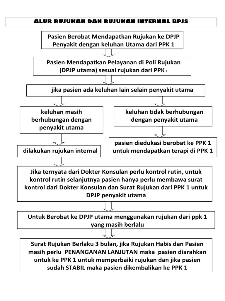 Alur Rujukan Internal BPJS | PDF
