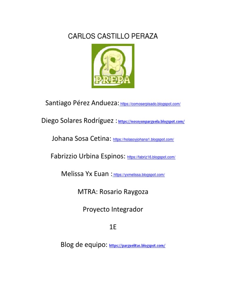 Prepa#8 Carlos Castillo Peraza | Descargar gratis PDF | Microsoft Office | Microsoft PowerPoint