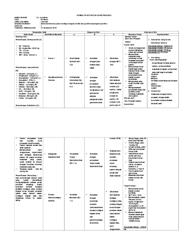 NCP Kasus Kanker | PDF