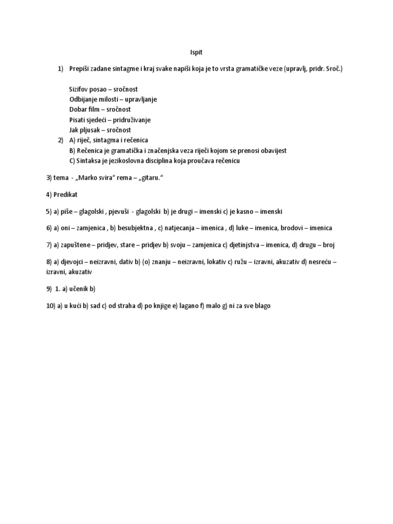 Ispit | PDF