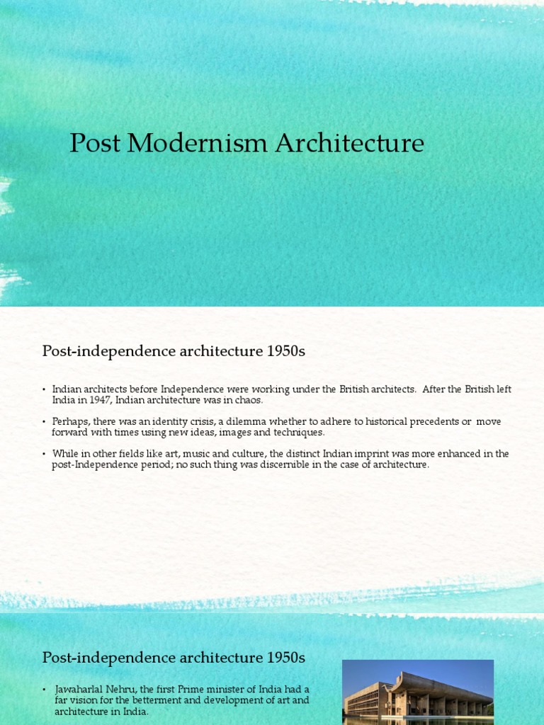 Post Independence Architecture (Vishal, Anisha) | PDF | British Raj ...