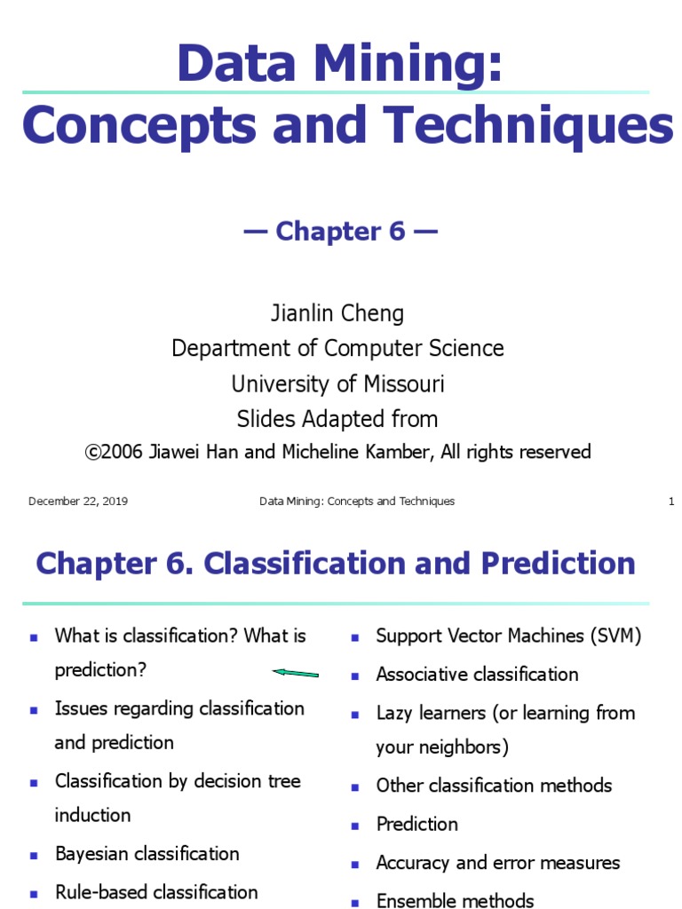 Chapter4 Classification Prediction | PDF | Statistical Classification | Prediction