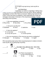 Salitang Magkasingtunog Worksheet Set 2 | PDF