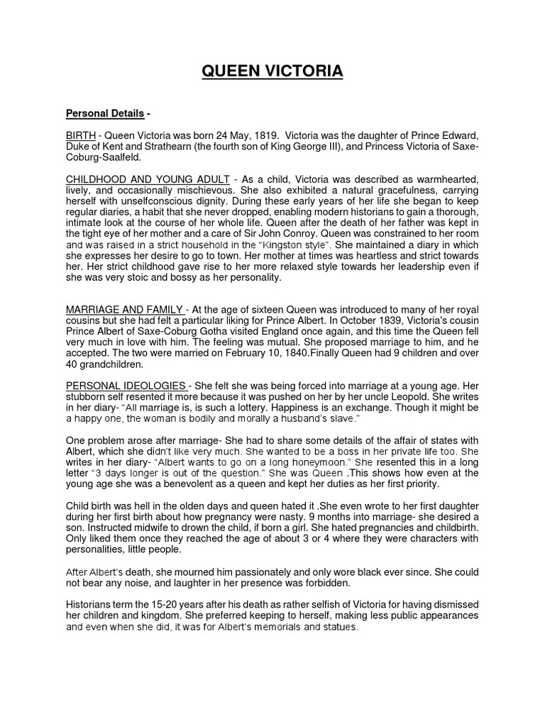 Queen Victoria | PDF | Queen Victoria | United Kingdom