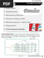 Pandas Cheat Sheet PDF | PDF | Database Index | Software Engineering