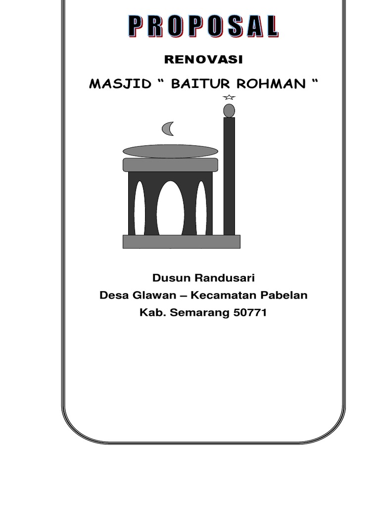 Proposal Masjid | PDF