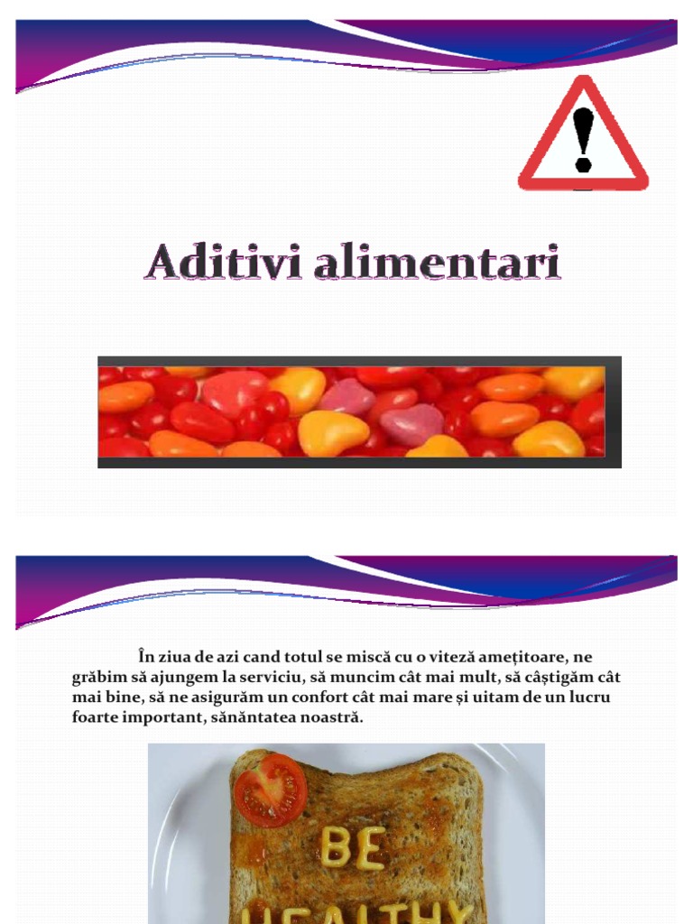 Aditivi Alimentari | PDF