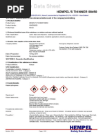 Thinner MSDS | PDF | Dangerous Goods | Carbon Dioxide