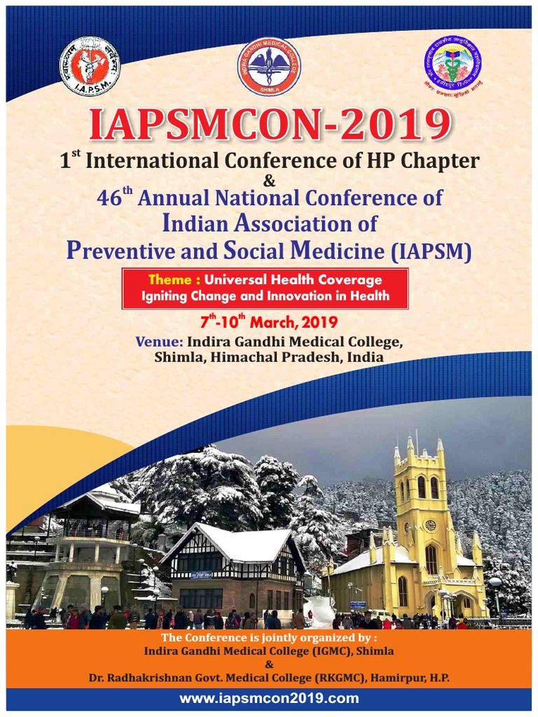 IAPSM 2019 Brochure New | PDF