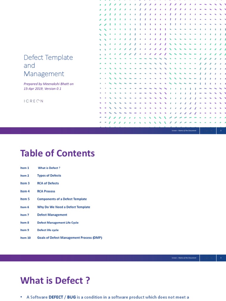 Defect Template and Management | Download Free PDF | Software Bug ...