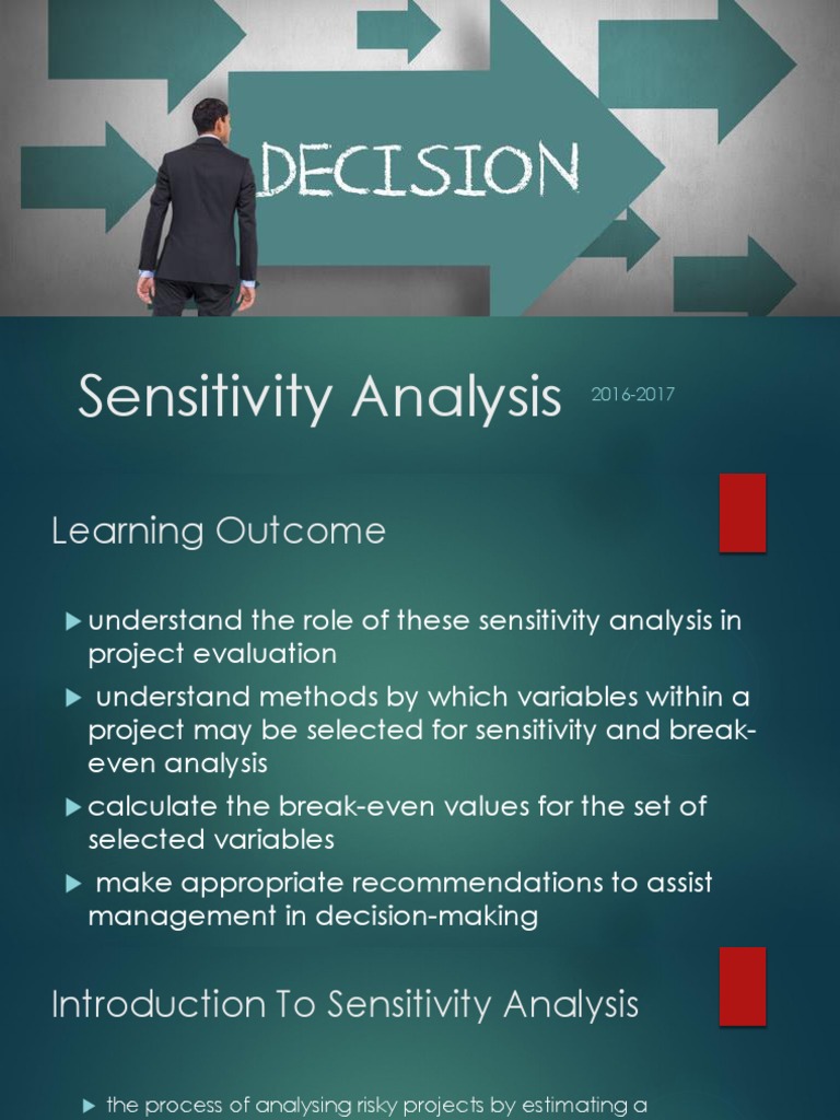 Sensitivity Analysis | PDF | Sensitivity Analysis | Forecasting