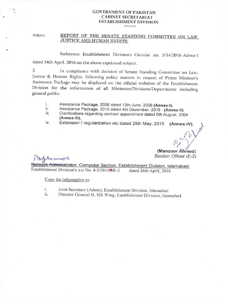 PM Assistance Packages | PDF