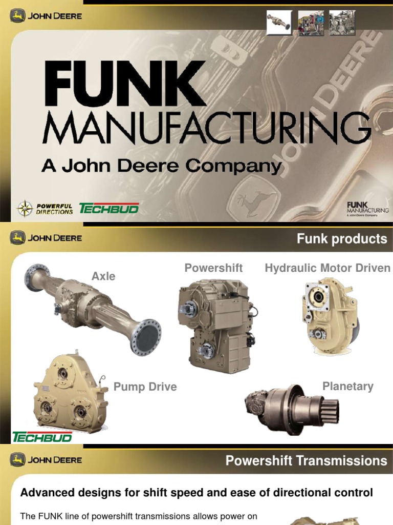 Johndeere Funk Transmission | PDF | Horsepower | Transmission (Mechanics)
