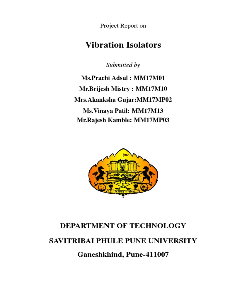 Vibration Isolation Techniques Overview | PDF | Mechanical Engineering ...
