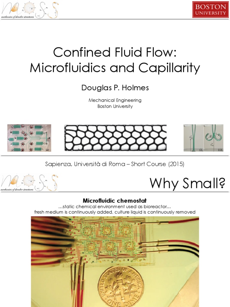 Microfluidics | PDF | Fluid Dynamics | Reynolds Number