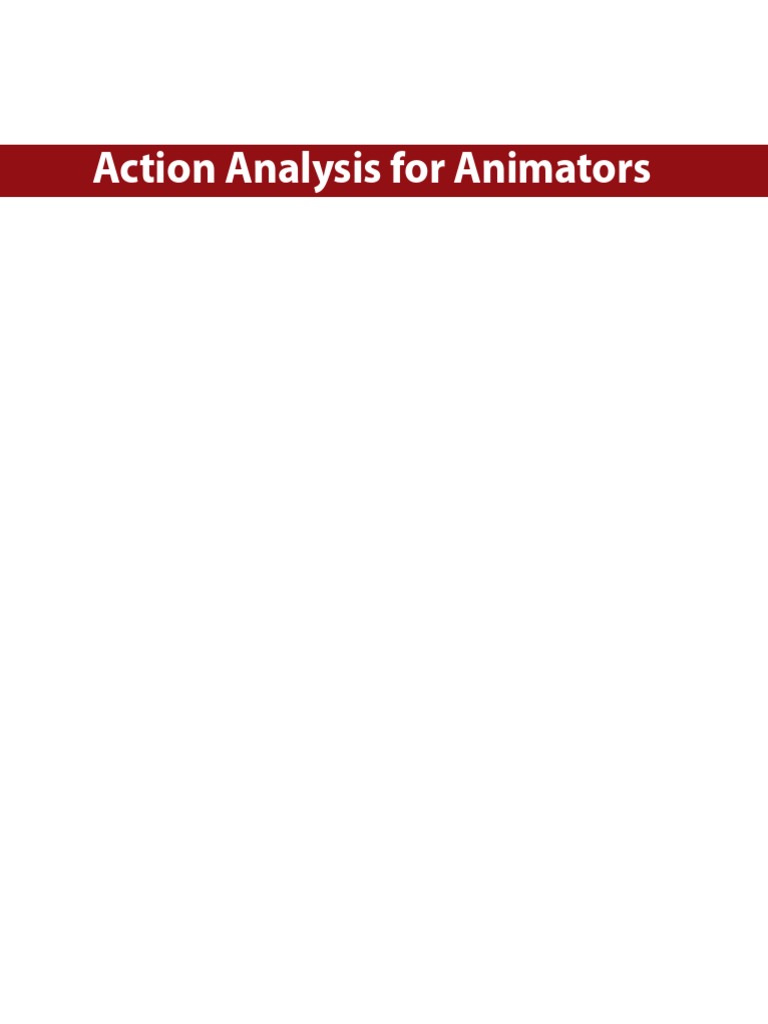 Chris Webster - Action Analysis For Animators PDF | Download Free PDF ...