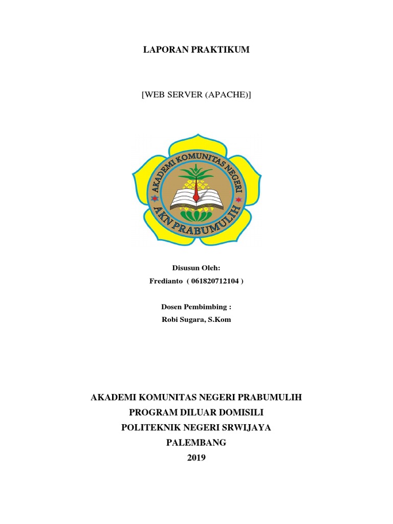 Laporan Praktikum Web Server (Fredianto - 061820712104) | PDF